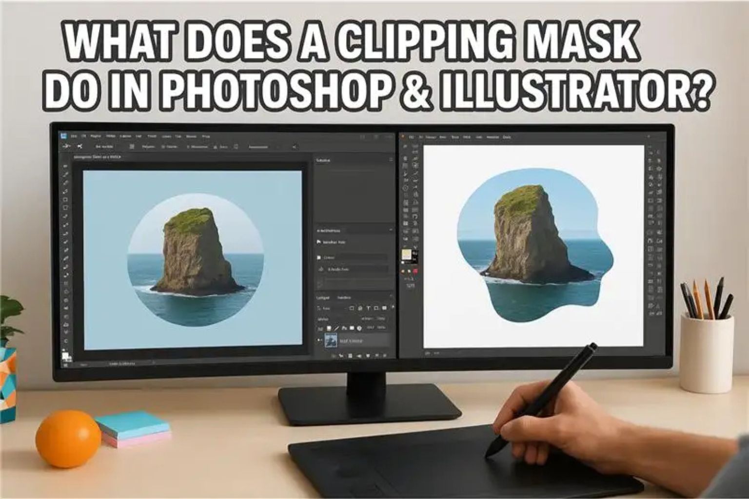 What Does a Clipping Mask Do in Photoshop and Illustrator